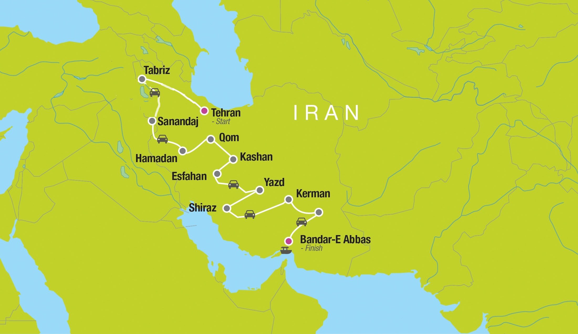 Iran North to South - SilkRoad Adventures